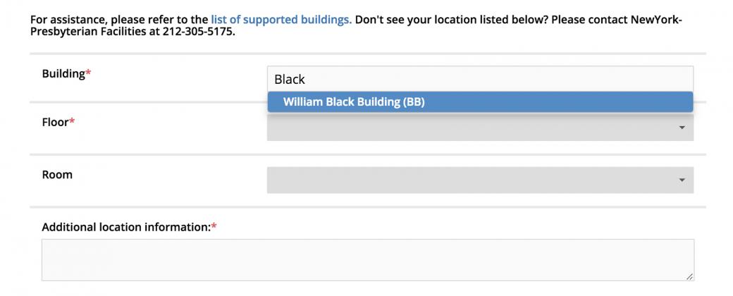 Submit and Check on Work Orders | Facilities Management